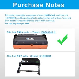 LCL Compatible Toner Cartridge Replacement for Xerox 106R04346 B210 B205 B215 B210DNI B205NI B215DNI (1-Pack Black)