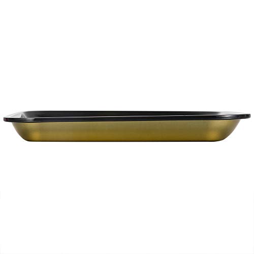 NERANENA Metal Tray 13.3" x 10.7" (Black - Large Size)