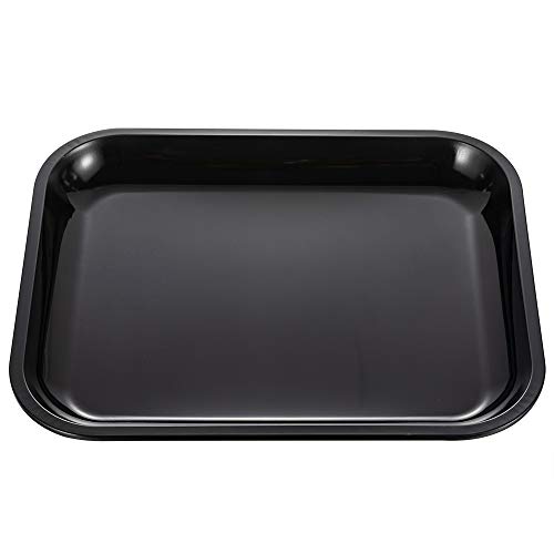 NERANENA Metal Tray 13.3" x 10.7" (Black - Large Size)