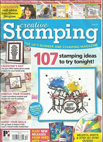 CREATIVE STAMPING ISSUE, 2017 ISSUE 52 FREE GIFTS OR INSERTS ARE NOT INCLUDED