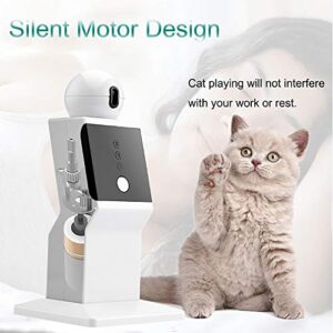 LASOCUHOO Cat Laser Toy Automatic, Random Moving Interactive Laser Cat Toy for Indoor Cats, Kittens, Cat Red Dot Exercising Toy, Fit for Most Cats