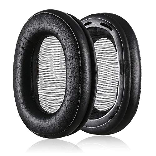 MDR-1A Earpads Replacement Ear Pad Cushion Cover Ear Cups Repair Parts Compatible with Sony MDR-1A, MDR-1ADAC Headphones (Black)