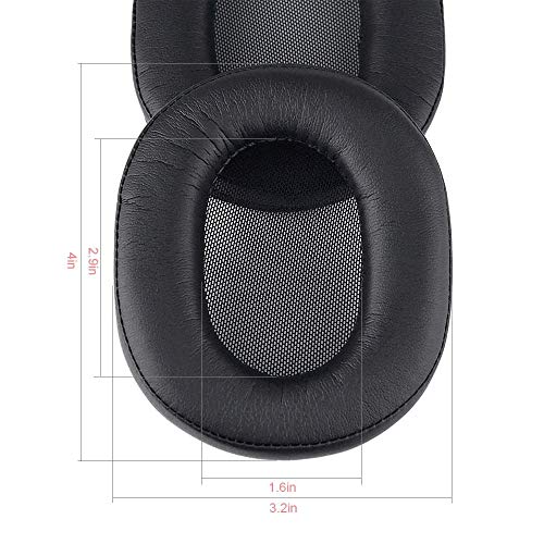 MDR-1A Earpads Replacement Ear Pad Cushion Cover Ear Cups Repair Parts Compatible with Sony MDR-1A, MDR-1ADAC Headphones (Black)