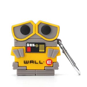 hnspice case for airpod 2/1, 3d cute cartoons wall·e skin design， for girls kids teens airpod (wall·e)