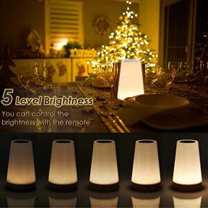 AMEXI Table lamp LED Touch Sensor Bedside lamp + dimmable Warm White Light,Used in lamp for Kids Room Room,Corridor, Living Room USB Rechargeable Night Light (Beige)