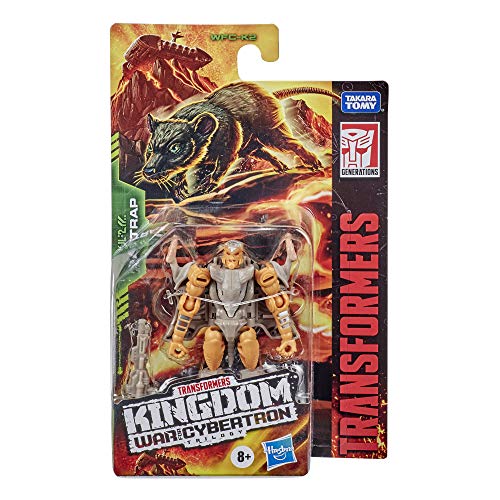 Transformers Toys Generations War for Cybertron: Kingdom Core Class WFC-K2 Rattrap Action Figure - Kids Ages 8 and Up, 3.5-inch