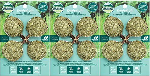 Oxbow Animal Health 6 Pack of Enriched Life Timbells Small Pet Chew Toys