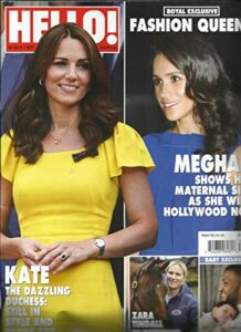 hello! magazine fashion queens september 17 2018 no. 1550 kate & meghan