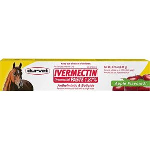 apple flavor ivermectin paste dewormer - 6.08g