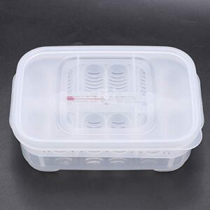 Valentine's Day PresentAndraw Durable Transparent Reptile Incubation Box, Plastic Lizards Breeding Incubator Tray Reptiles Eggs Incubator, Other Reptiles Lizard for Hatching Gecko