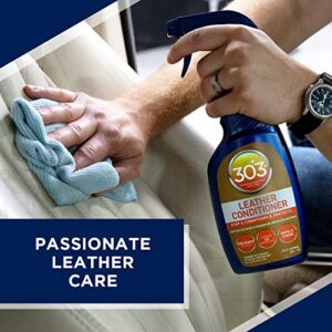 303 Leather Cleaner - Step 1: Cleans & Preps - Safe for Use On Finished & Unfinished Leathers - Cleans Tough Stains - pH Balanced - No Harmful Silicones, 15.5 fl. oz. (30230CSR) Packaging May Vary