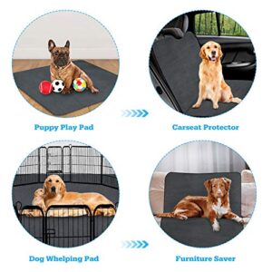 FURTIME Washable Pee Pads for Dogs 65"x48" Reusable Dog Pads Extra Large Non-Slip Puppy Pads Heavy Absorbent Puppy Training Pads Quick Dry Whelping Waterproof Dog Pee Pads for Dogs Playpen