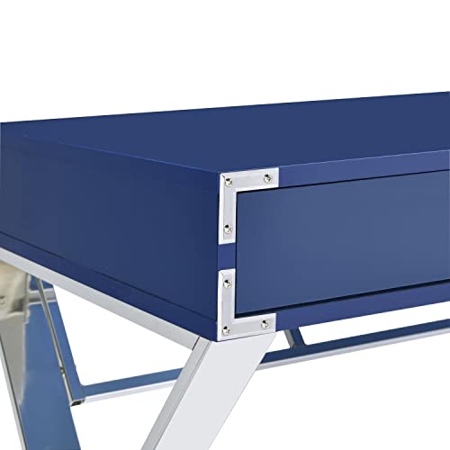 Picket House Furnishings Estelle Desk in Glossy Blue