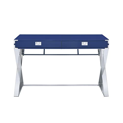 Picket House Furnishings Estelle Desk in Glossy Blue