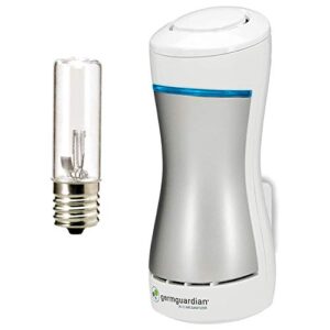 germ guardian pluggable air purifier & sanitizer with lb1000 genuine uv-c replacement bulb for gg1000, gg1000ca, gg1100, gg1100w, gg1100b germ guardian air sanitizers