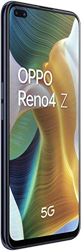 OPPO Reno4 Z 5G Dual-SIM 128GB ROM + 8GB RAM (GSM Only | No CDMA) Factory Unlocked Android Smartphone (Ink Black) - International Version