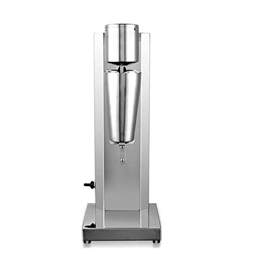 Commercial Electric Milkshake Maker, Stainless Steel Milk Shake Machine Cocktail Tea Drink Mixer Smoothie Malt Blender 18000RMP (Single Head)