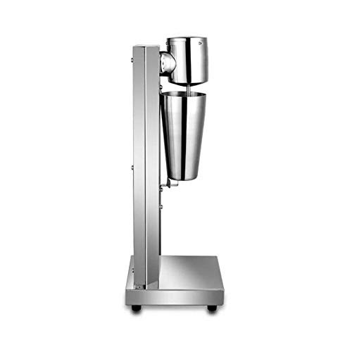 Commercial Electric Milkshake Maker, Stainless Steel Milk Shake Machine Cocktail Tea Drink Mixer Smoothie Malt Blender 18000RMP (Single Head)