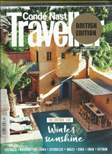 conde nast traveller, winter sunshine british edition, december, 2018