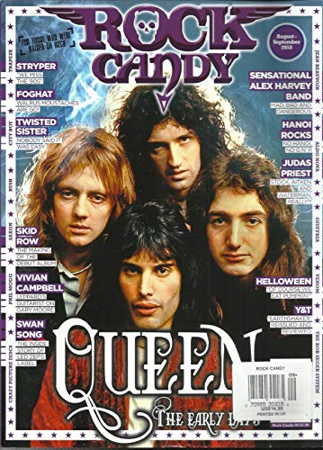 ROCK CANDY MAGAZINE, QUEEN THE EARLY DAYS AUGUST/SEPTEMBER 2018 ISSUE 9