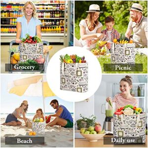 Friends Tote Bag Friends TV Show Merchandise Yellow Frame Kitchen Grocery Cotton Bags Beige