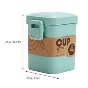 DOITOOL Insulated Food Jar Soup Lunch Container Bento Box Vacuum Thermal Microwavable Food Storage Container Flask 600ml