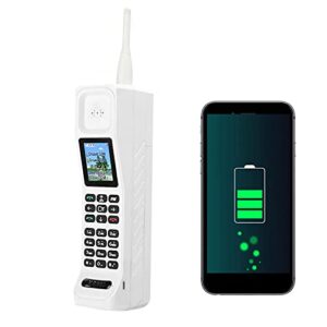 Vintage Cellphone, 1.77'' HD Display Screen New Classic Old Mobile Phone, Dual Cards Dual Standby Elderly Mobile Phone with FM Radio, 4500mAh Battery, GSM 850MHz/900MHz(White)