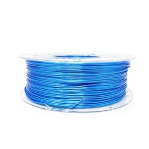 Gizmo Dorks Silk PLA 3D Printer Filament 1.75mm 1kg, High Gloss Ocean Blue