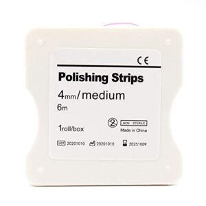 dental polishing strip floss tape for teeth dental finishing whitening strips teeth cleaning tool dental filling tape tooth file strip (pink)