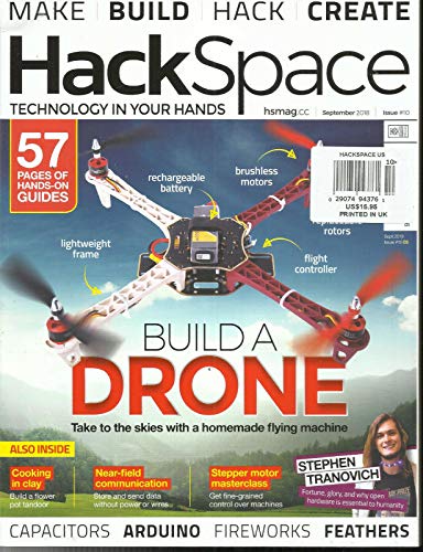 HACK SPACE MAGAZINE TECHNOLOGY IN YOUR HANDS SEPTEMBER, 2018 ISSUE # 10