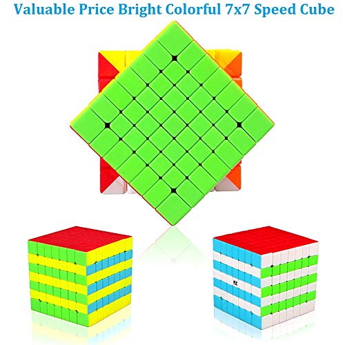 BestCube 7x7 Cube Stickerless Qixing 7x7x7 Speed Cube Puzzle Gifts Toys(67mm)