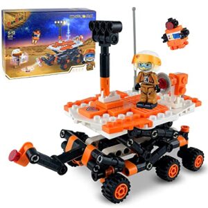 banbao toy building sets, building blocks mars rover model kit, building toys for kids, astronaut toys, space toys for boys 5-12, collectibles new 2021 (265 pieces)