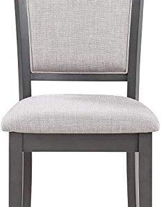 New Classic Furniture Amy 5-Piece Dining Table Set, Gray