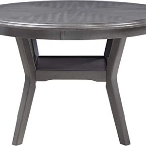 New Classic Furniture Amy 5-Piece Dining Table Set, Gray