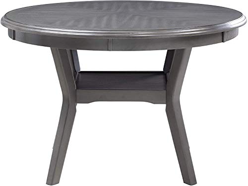 New Classic Furniture Amy 5-Piece Dining Table Set, Gray