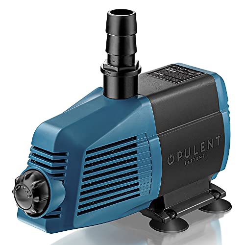 OPULENT SYSTEMS 1100GPH 92W Submersible Pump (4125L/H) Ultra Quiet Water Pump with 10FT Long Power Cord for Fish Tank, Pond, Aquarium, Statuary and Hydroponics