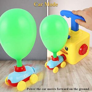 NEXTAKE Balloon Power Racer Launcher Toy Set, Creative Balloon Powered Car Air Power Racer Kit with Launch Tower Rocket Astronaut-12 Balloons (Monster)