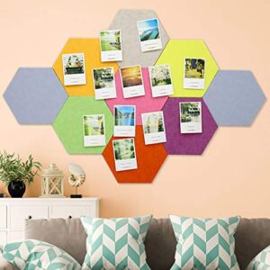 Wall decoration DIY Hexagonal Felt Board Wall Sticker Message Board ins Photo Wall Hanging Home Display Board Cork Board of Childcare Center