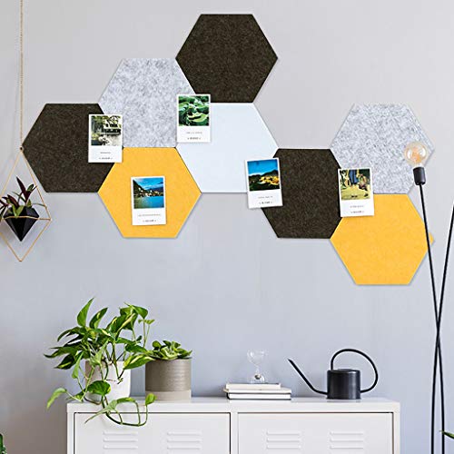 Wall decoration DIY Hexagonal Felt Board Wall Sticker Message Board ins Photo Wall Hanging Home Display Board Cork Board of Childcare Center