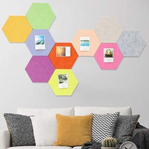 Wall decoration DIY Hexagonal Felt Board Wall Sticker Message Board ins Photo Wall Hanging Home Display Board Cork Board of Childcare Center