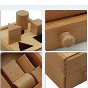 Springbird Montessori Multiple Shapes Permanence Object Box with Drawer