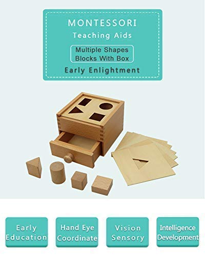 Springbird Montessori Multiple Shapes Permanence Object Box with Drawer