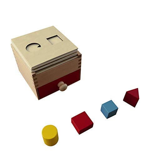 Springbird Montessori Multiple Shapes Permanence Object Box with Drawer