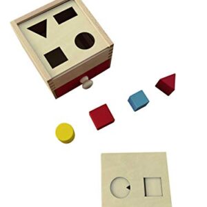 Springbird Montessori Multiple Shapes Permanence Object Box with Drawer