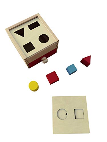 Springbird Montessori Multiple Shapes Permanence Object Box with Drawer