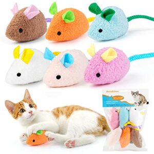 catnip toy - 6pcs cats mouse plush cat toys realistic cute kitten mice filled catnip for cat chew toy1