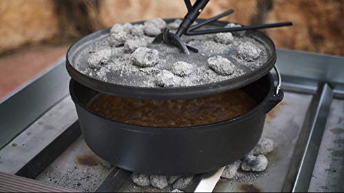 FIRESIDE OUTDOOR Frontier Grates | Dutch Oven Accessory for Pop-Up Fire Pit | Cook with Dutch Ovens | Extends The Life of Your Fire Mesh | 5lbs. Total Weight | Fits in Original Carrying Case