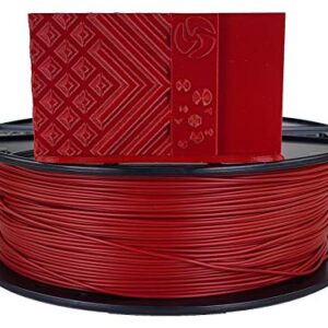 3D-Fuel 3D Filament High Temp Tough Pro PLA+ Iron Red, 1.75mm, 1 kg +/- 0.02mm Tolerance, Made in USA, Easy to Print and Works with Most 3D Printer Brands Dark Red