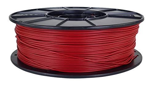 3D-Fuel 3D Filament High Temp Tough Pro PLA+ Iron Red, 1.75mm, 1 kg +/- 0.02mm Tolerance, Made in USA, Easy to Print and Works with Most 3D Printer Brands Dark Red