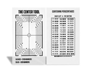 the center tool - card grading/centering tool